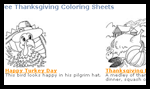Thanksgiving Coloring Pages Printouts & Printables Turkey Worksheets ...