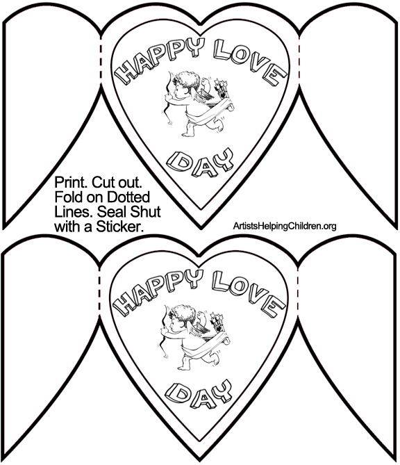 How To Make Cupid Valentines Day Cards Kids Crafts Activities 