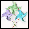 Pinwheel Crafts for Kids : How to Make Pinwheels with free easy Arts ...