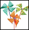 Pinwheel Crafts for Kids : How to Make Pinwheels with free easy Arts ...