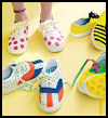 Shoe crafts for kids : How to decorate your shoes, boots, flip flops ...