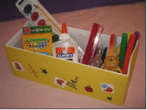 How to Make a School Supply Box Craft Idea for Kids - Kids Crafts ...