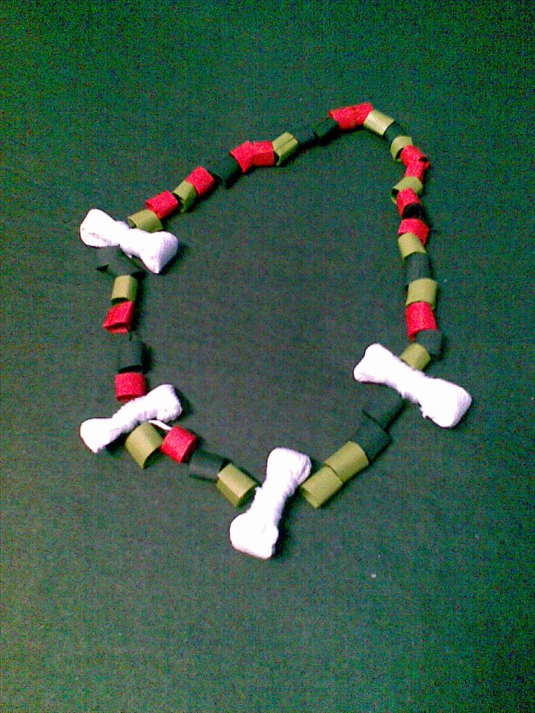 How to Make a Halloween Skeleton Bones Necklace Craft for Kids - Kids ...