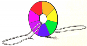 How to Make Color Wheel Spinning Toys Craft Idea for Kids - Kids Crafts ...