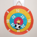 Making a Velcro Bullseye Ball Tossing Game to Make for Children - Kids ...