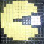 How to Make a Mosaic Pacman Pixelated Picture from Tiles - Kids Crafts ...