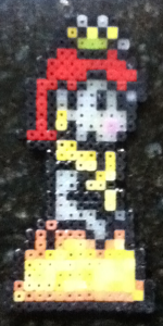 How to Make Princess Daisy from Super Mario Bros. with Perler Beads ...