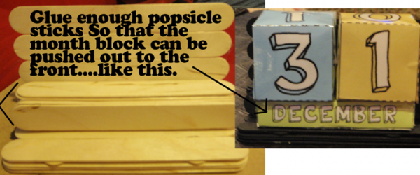 How to Make a Paper Box Perpetual Calendar - Kids Crafts & Activities